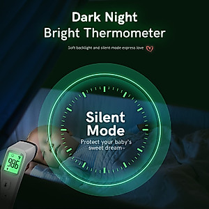 No-Touch Thermometer for Adults and Kids, Fast Accurate Digital Thermometer with Fever Alarm & Silent Mode, FSA HSA Eligible, Easy-to-use, Forehead Thermometer for Babies, Kids & Elderly