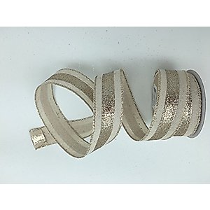 Celebrate IT- Ribbon Bow-tique- Christmas GOLD strip-ribbon 1.5 in x 25ft
