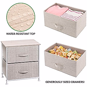 WXYNHHD Nordic 2 Drawers Nightstand Bedside Dresser Jewelry Box Makeup Storage Box Cabinet Container Drawer Organizer Bedroom Furniture