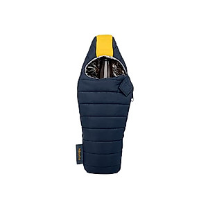 Puffin - The OG Beverage Sleeping Bag - Insulated Beer Cooler, Blue & Gold