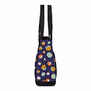 bisibuy Hand Painted Fruit Berries Tote Bag Tote Bag for Women Reusable Grocery Shopping Cloth Bags with Zipper Large Capacity Foldable Handbag Gym Bag for Gift Activity