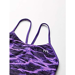 TYR Lambent Cutoutfit, Purple, 28