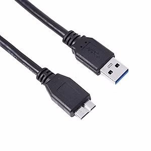 USB 3.0 Cable Lead Sync Replacement for WD My Passport Air Elements Mac 500GB 750GB 7550GB 1000GB SE 1TB 1.5TB 2TB 3TB 4TB 6TB 8TB WDBY8L0020BBK-01 4064-705107-000 A to Micro-B Cable