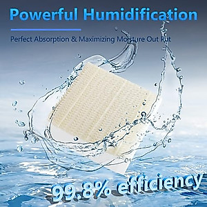 Funmit 1043 Super Humidifier Wick Filter (3 Pack) Replacement for Essick Air AIRCARE EP9500, EP9700, EP9800, EP9R500, EP9R800, 821000, 826000, 826800, 831000 Bemis Space Saver 800 8000 Humidifiers