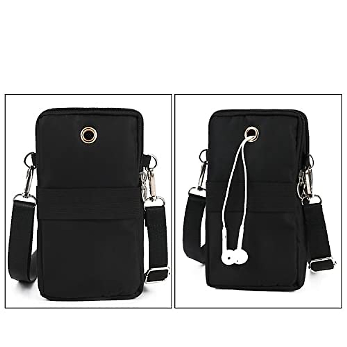 Mobile Phone Purses Bag, Cellphone Crossbody with Shoulder Strap,Waterproof Crossbody Phone Wallet Case, Outdoor Sweat-Proof Running Armbag, Crossbody Bag Gym Fitness Cell Phone Key Holder