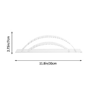 Yardwe Lollipop Display Stand Acrylic Lollipop Holder Arch Cake Pop Stand Candy Table Display for Weddings Baby Showers Birthday Party Halloween Christmas Transparent