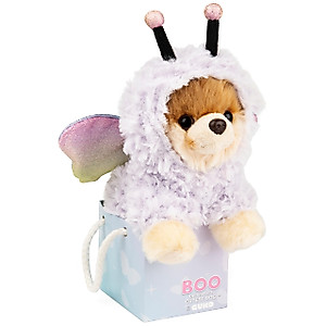 GUND The World’s Cutest Dog Boo Itty Bitty Boo #63 Butterfly Plush Stuffed Animal Dog, 5”