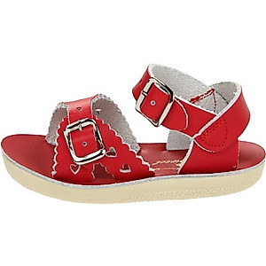 Salt Water Sandals by Hoy Shoe Sweetheart,Red,5 M US Toddler