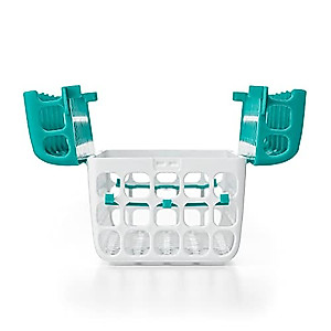 OXO Tot Dishwasher Basket for Bottle Parts & Accessories, Teal, 1 Count (Pack of 1)