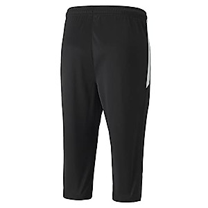 PUMA teamLiga Training 3/4 Pants, Black White, Large