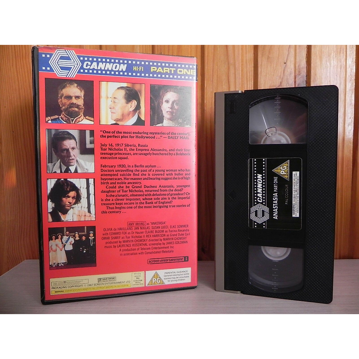 Anastasia - Cannon - Amy Irving - Noble Ancestry - Drama - Russia-Germany - VHS