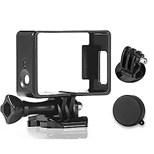 Luxebell Frame Mount Housing with Protective Lens Cover for Gopro Hero4 3+ and 3 (Standard)