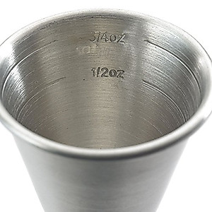 Barfly Japanese Style Jigger, 1 oz x 2 oz, Stainless