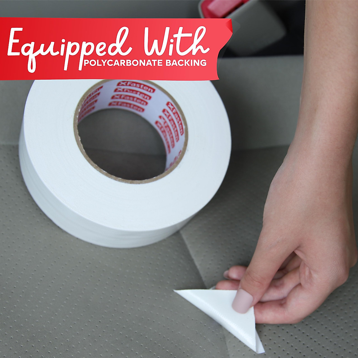 XFasten White Duct Tape Heavy Duty Waterproof 2 Inch x 50 Yards (5-Pack, 750ft Total) 11 mils Super Strong HVAC Duct Tape White Color for Indoor, Automobile, Repair, Patching and Outdoor Use