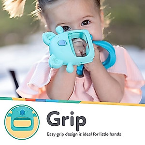 Nuby Silicone Wrist Teething Mitten - Baby Teether Ring - 3+ Months - Koala