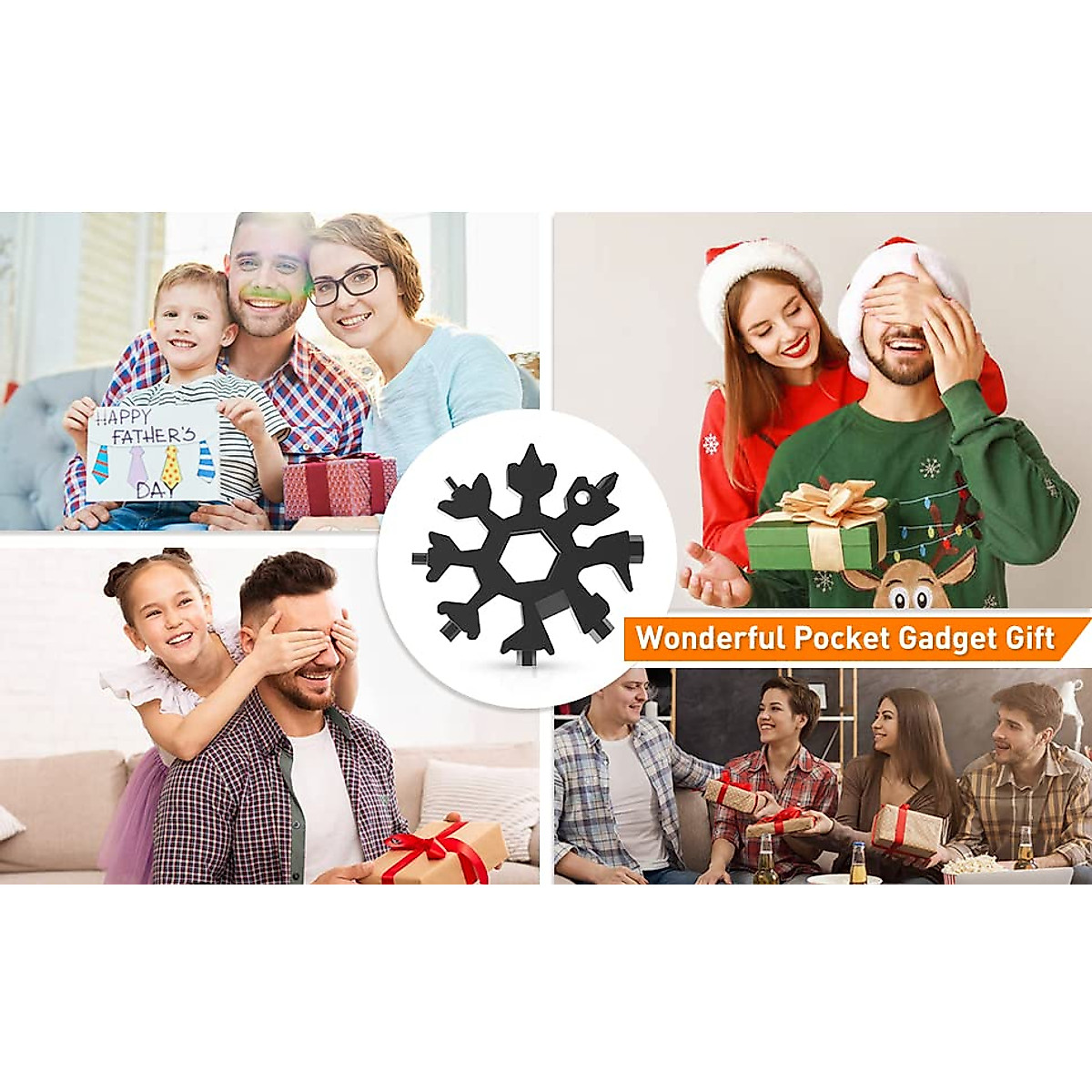 Stocking Stuffers Gifts for Men, Gifts for Men, Christmas Gifts for Men, Pocket Tools for Husband Tools for Men, Husband, Grandpa, Unique Dad Gifts from Daughter