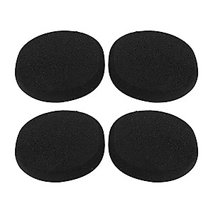 Headphone Ear Pads, 2Pair Cushion Headset Earpads Earmuffs Replacement Earbuds Cover for Logitech H800(Black)