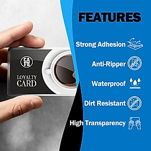 Everest Self Seal Laminating Pouches, Self Sealing for Small Cards Size, Waterproof, 10 Mil Thick, Gloss Finish, No Machine Needed (2.6x3.9, 25, Pack)