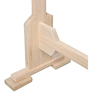 DNYSYSJ Embroidery Frame Stand,Wooden Cross Stitch Frame Rack Adjustable Home Desktop Embroidery Floor Stand Large Size Needlework Kits