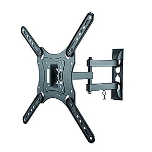ProHT Articulating TV Wall Mount TV Stand(05416) Full Motion for Most 23”- 55” 3D LED, LCD TVs and Screens, +15°~ -15°Tilt; +90°~ -90° Swivel, VESA up to 400x400,Max Load 66lbs