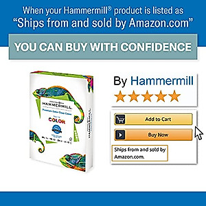 Hammermill Cardstock, Premium Color Copy, 80 lb, 11 x 17-1 Pack (250 Sheets) - 100 Bright, Made in the USA Card Stock, 120037R , White