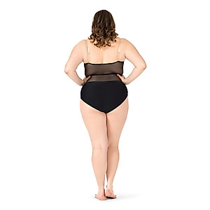 Natalie Dancewear Adult Plus Size Undercover Camisole Undergarment Leotard N237WNUD2X Caramel 2X