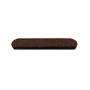 Shepherd Hardware 9865 1/2-Inch x 2-5/8-Inch Heavy Duty Self-Adhesive Felt Furniture Strips, 16-Pack, Brown