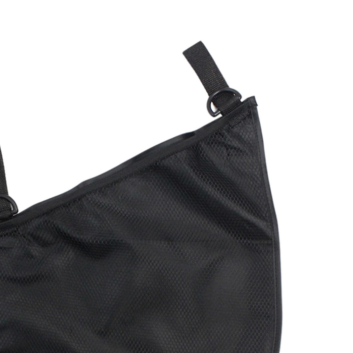 Colcolo Universal Multifunction Buggy Net Bag Baby Stroller Side Hanging Mesh Bags Organizer Pouch Lightweight Carrying Diapers Pocket Gift, Black