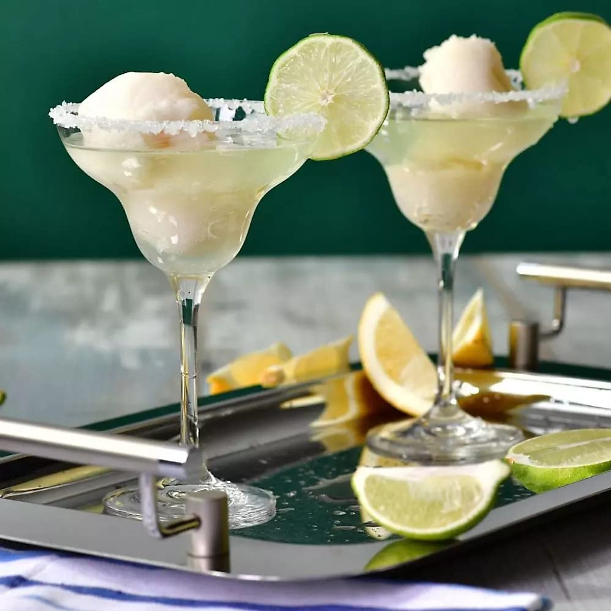 Krosno Margarita Cocktail Glasses | Set of 6 | 9.1 oz | Mixology Collection | Perfect for Home Restaurants and Parties | Dishwasher Safe | Gift Idea | Made in Europe