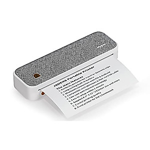 JADENS Wireless Portable Printer - Supports 8.26"x11.69" US Letter, Inkless Mobile Printer Compatible with iOS, Android & Laptop, Portable Printers Wireless for Travel, Mobile Office, School, Home