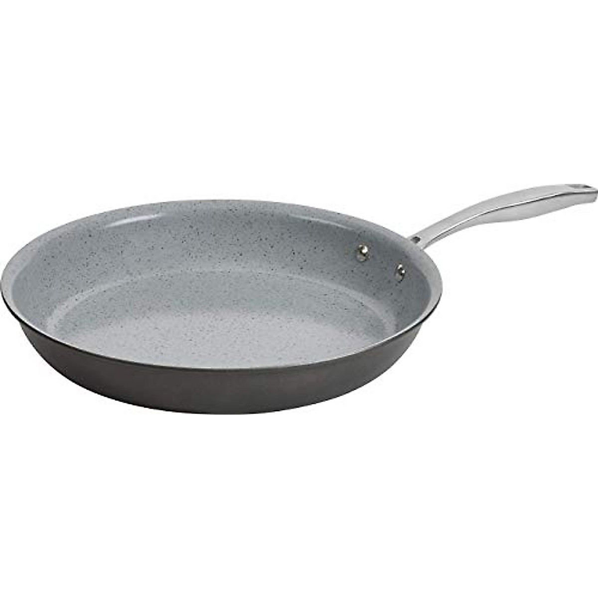Trudeau Pure Ceramic Frying Pan, 12-Inch, Grey