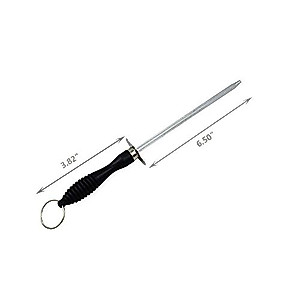 LiXiongBao Kitchen Honing Knife Sharpening Steel Sharpening Rod 10.24 Inch Knife Sharpeners Stick Professional Knife Sharpener Tools for Home Kitchen Restaurant Hotel
