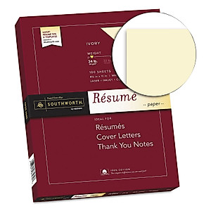 SOUR14ICF - 100% Cotton Resume Paper