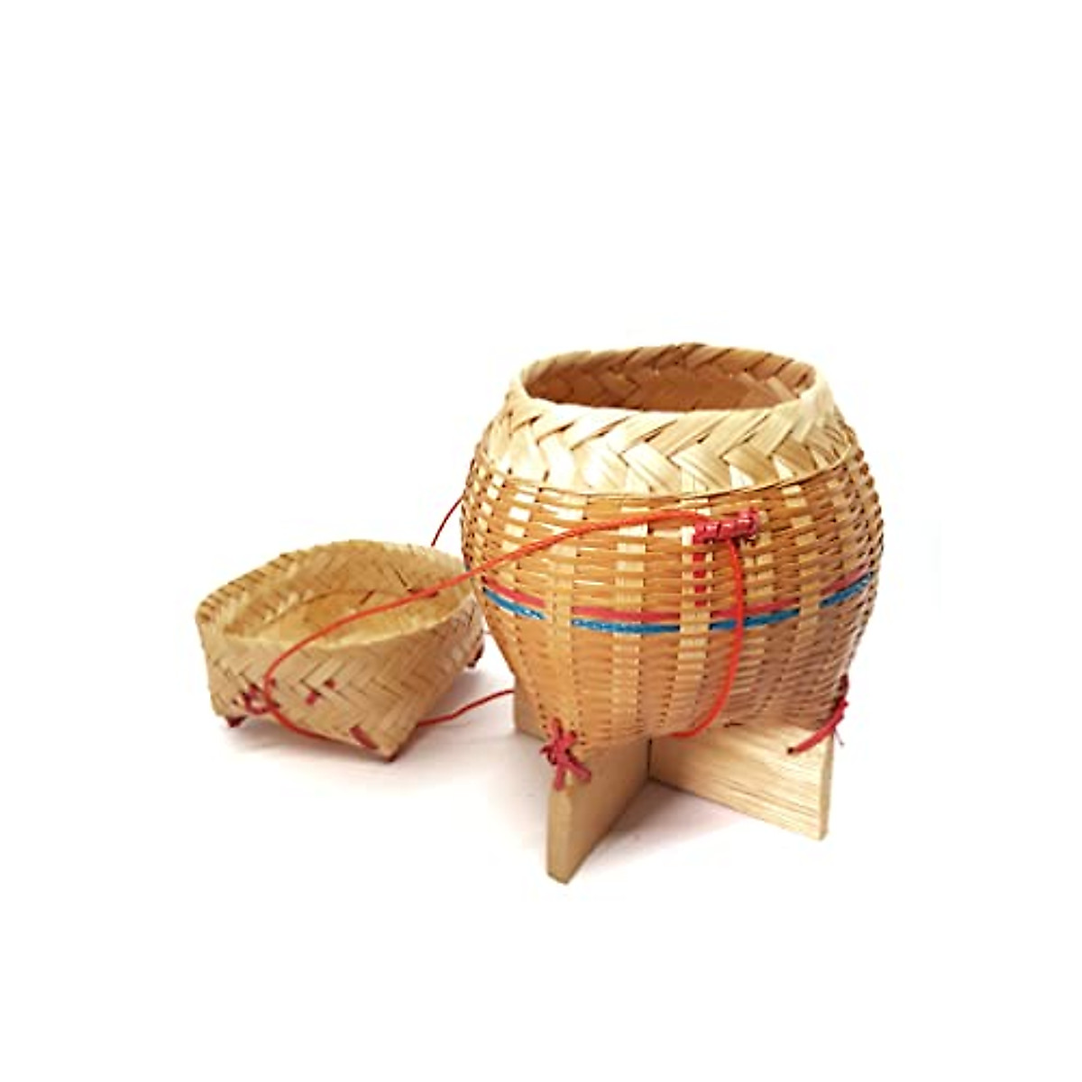 DOI ● DOI Sticky Rice Serving Bamboo Basket Owl Shape