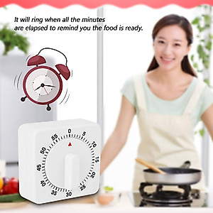 Portable 60 Minutes Count Down Mechanical Timer Baking Kitchen Cooking Tool Food Preparation Home Kitchen Helper