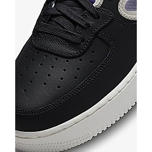 Nike Air Force 1 Mid React Men's Shoes, Off Noir/Off Noir-Action Grape, 11 M US