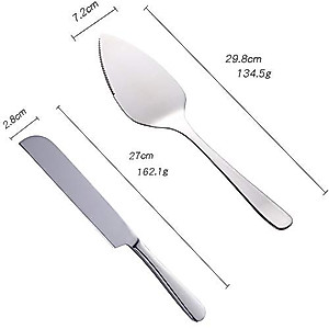 Buyer Star Cake Shovel Sets, 304 Stainless Steel Spatula Baking Tool Cake Shovel For Pie/Pizza/Cheese (Rose Gold)