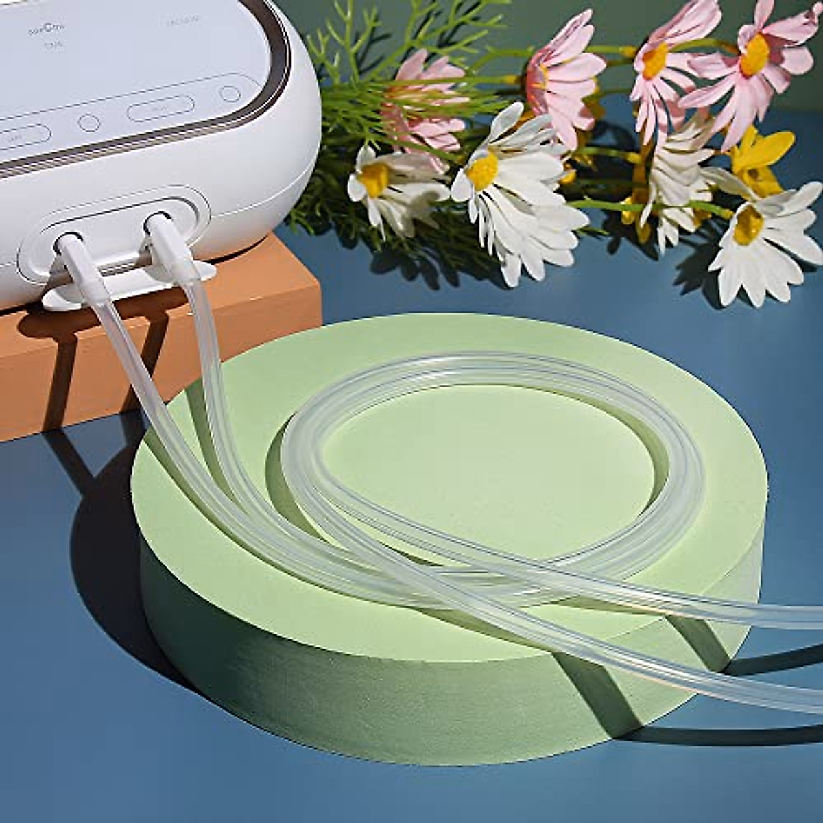 PumpMom Replacement Tubing for Spectra Synergy Gold Dual Adjustable Electric Breast Pump, BPA Free Replace Spectra SG Dual Powered Electric Breast Pump(Not Original Spectra Gold Accessories)