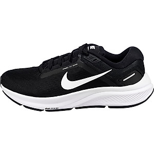Nike Womens Air Zoom Structure 24 Running Trainers DA8570 Sneakers Shoes (UK 5.5 US 8 EU 39, Black White 001)