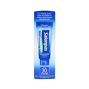 Salonpas Deep Pain Relieving Gel, 2.75 Oz (Pack of 2)