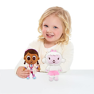 Disney Junior Music Lullabies 9-inch Doc McStuffins & Lambie 2-Piece Plush Set, Kids Toys for Ages 18 Month by Just Play