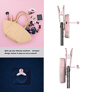 Macro Lens for iPhone and Android with Mini Clip Ring Light, Portable Rechargeable Dimming, for Smart Phone Photography, Camera Video Recording, VLOG