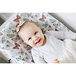 Copper Pearl Premium Knit Changing Pad Cover Soft, Stylish, and Universal Fit for All Standard Diaper Changing Pads, Trendy Design Changing Pad Covers, Dot