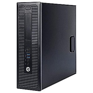 HP ProDesk 600 G1 SFF Business Desktop Computer PC with GeForce GT 1030 - Intel i5 4th Gen 3.20 GHz, 8GB RAM, 256GB SSD, Wireless WiFi, Keyboard & Mouse Combo, Windows 10 Pro Multi Language (Renewed)