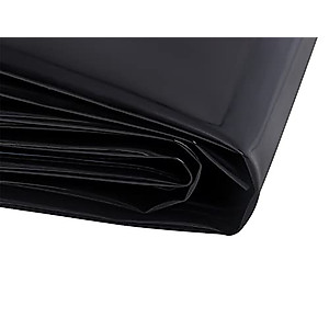 4FT X 7FT Small Pond Liner 20-Mil Durable HDEP Plastic Black Pond Skins for Koi Fish Ponds, Waterfall, Stream, Outdoor Fountains, and Water Gardens of Many Shapes