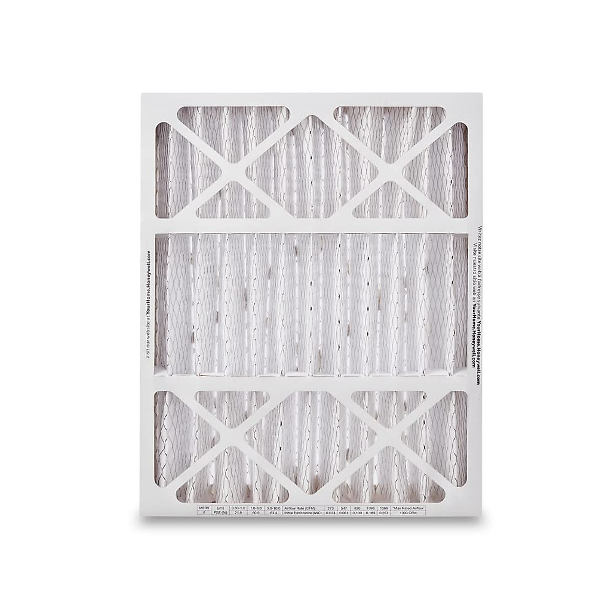 Honeywell Home 20x25x4 MERV 12, AC Furnace Air Filter, 3 PACK (CF200A1016-3PKAM) (Actual Dimensions: 18.84 x 24.75 x 4.38 in.)