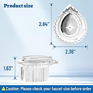 Shower Handle Knob Replacement Compatible with Moen 100710 Posi-Temp Valve, Bathtub Faucet Chrome Knob Kit, Tub Faucet Parts, White, 1 Pack