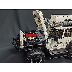 FLYINTOYS ZYLEGEN 6X6 Off Road Pickup Truck Building Blocks and MOC Building kit, Wrangler Set to Build,Collectible Model Car Kits Birthday Gift for Audlts Boy Men,2957PCS