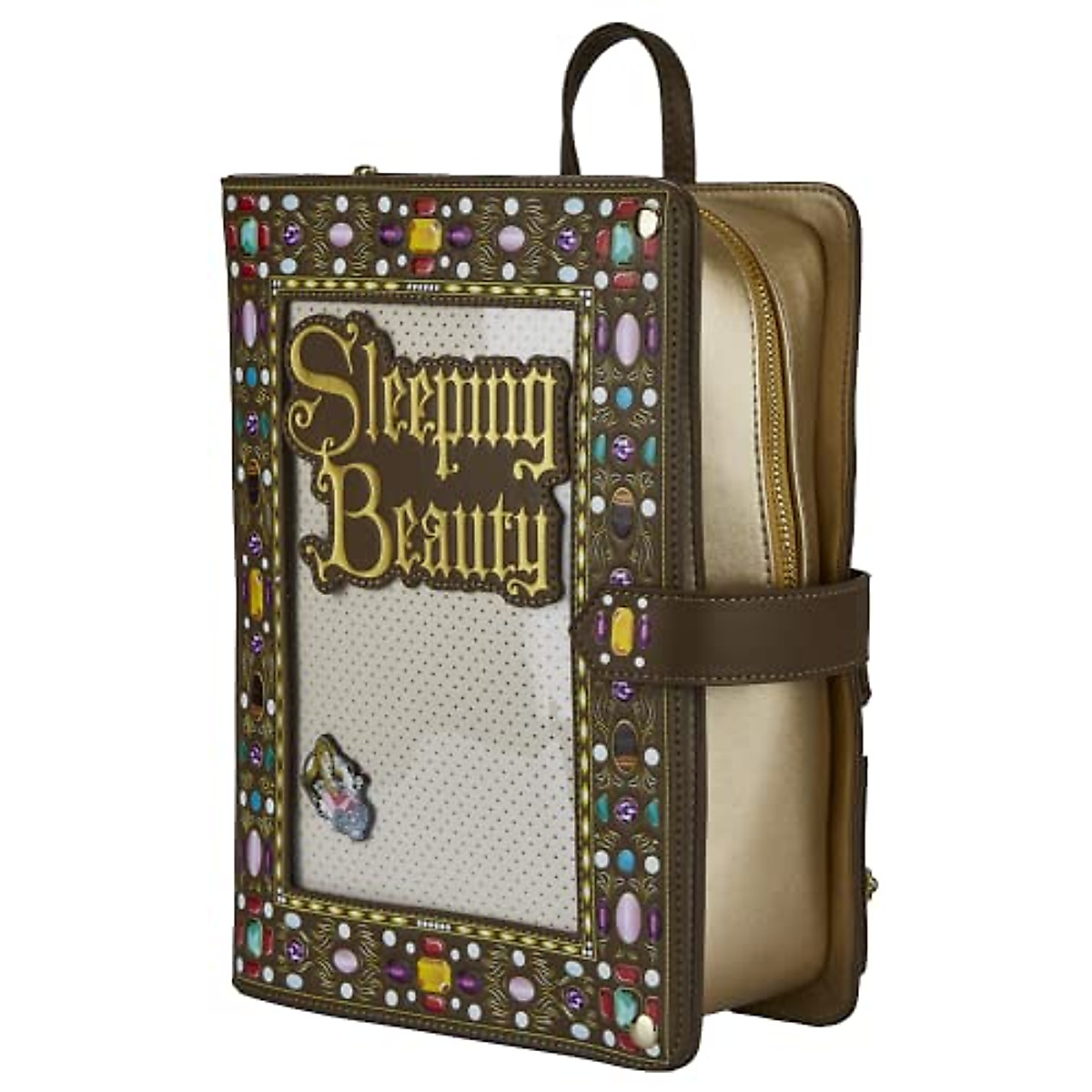 Loungefly Disney Sleeping Beauty Collector Pin Womens Double Strap Shoulder Bag Purse