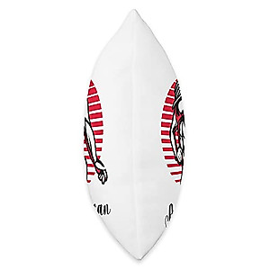 Lift Like a Girl Funny Gym Female Lifting Gifts Co Female Bodybuilder Weight Lifting Actually I Can Throw Pillow, 18x18, Multicolor